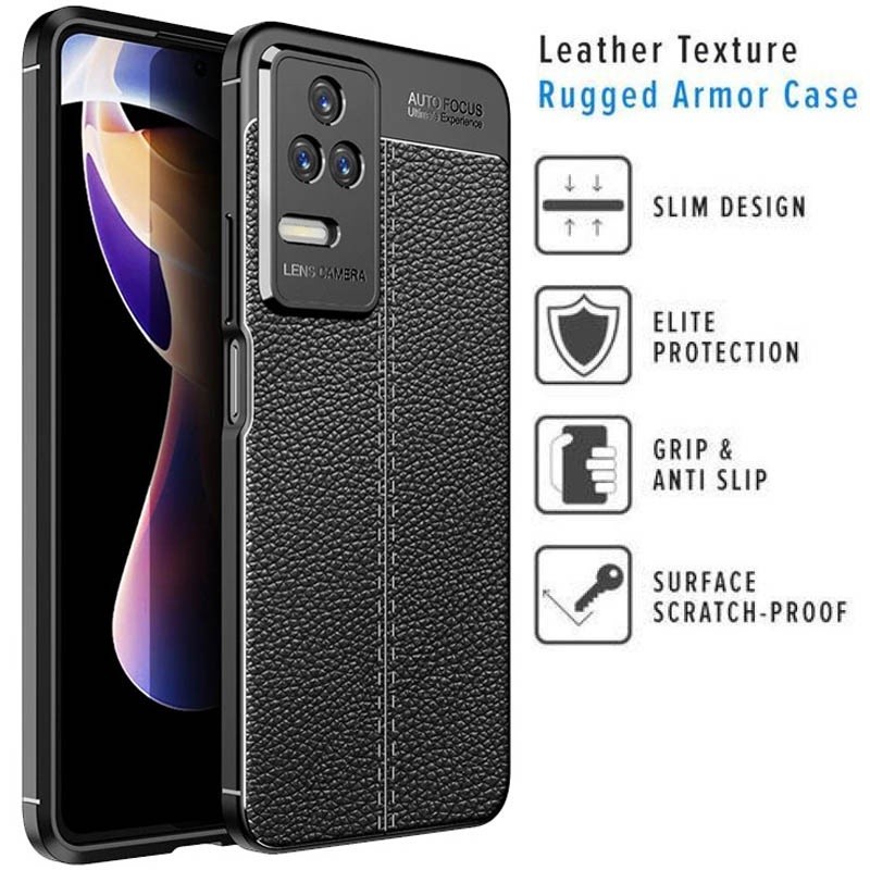 Jual CASE CARBON XIAOMI POCO F4 F4 GT AUTOFOCUS KULIT LEATHER CASE ANTI ...
