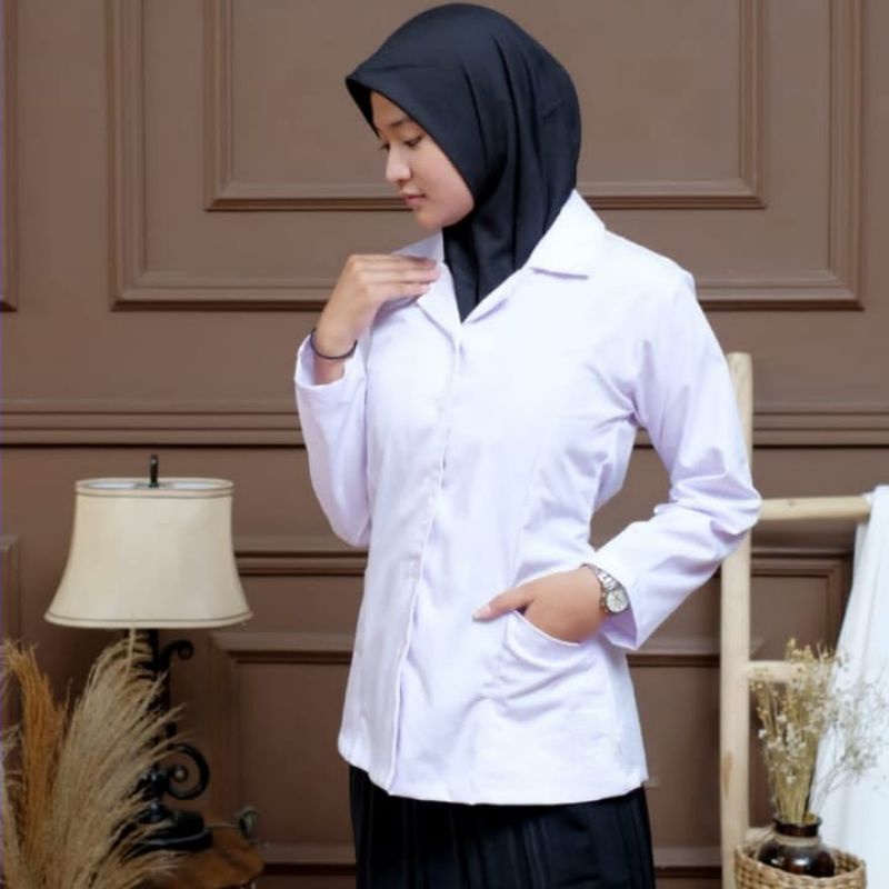 Jual Baju Putih Seragam Kantoran Baju Seragam Dinas PNS | Shopee Indonesia