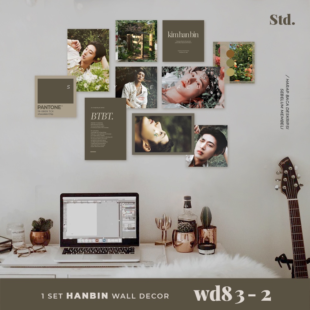 Jual kim hanbin B.I ikon wall decor aesthetic minimalist pinterest ...