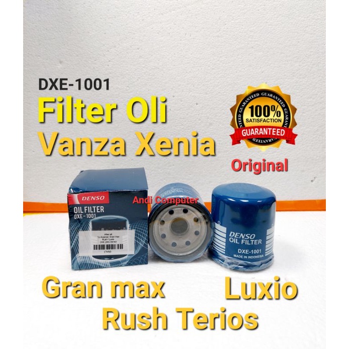 Jual Filter Oli Mobil Avanza Xenia Terios Rush Gran Max Luxio Denso Ori ...