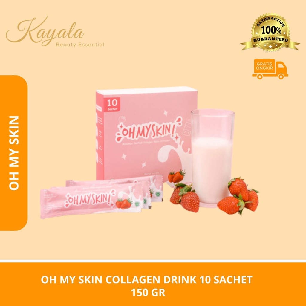 Jual OH MY SKIN COLLAGEN DRINK 10 SACHET 150 GR - MINUMAN COLLAGEN ...