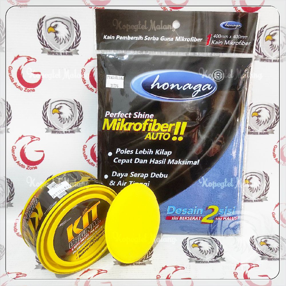 Jual Poles Body Mobil KIT Original Light Paste Polish kuning 225gr ...