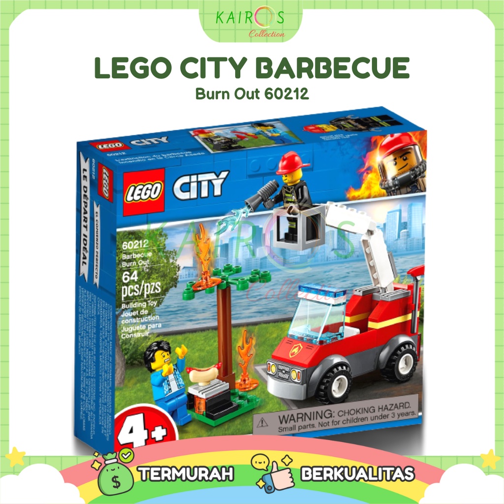 Jual LEGO City Barbecue Burn Out 60212 | Shopee Indonesia