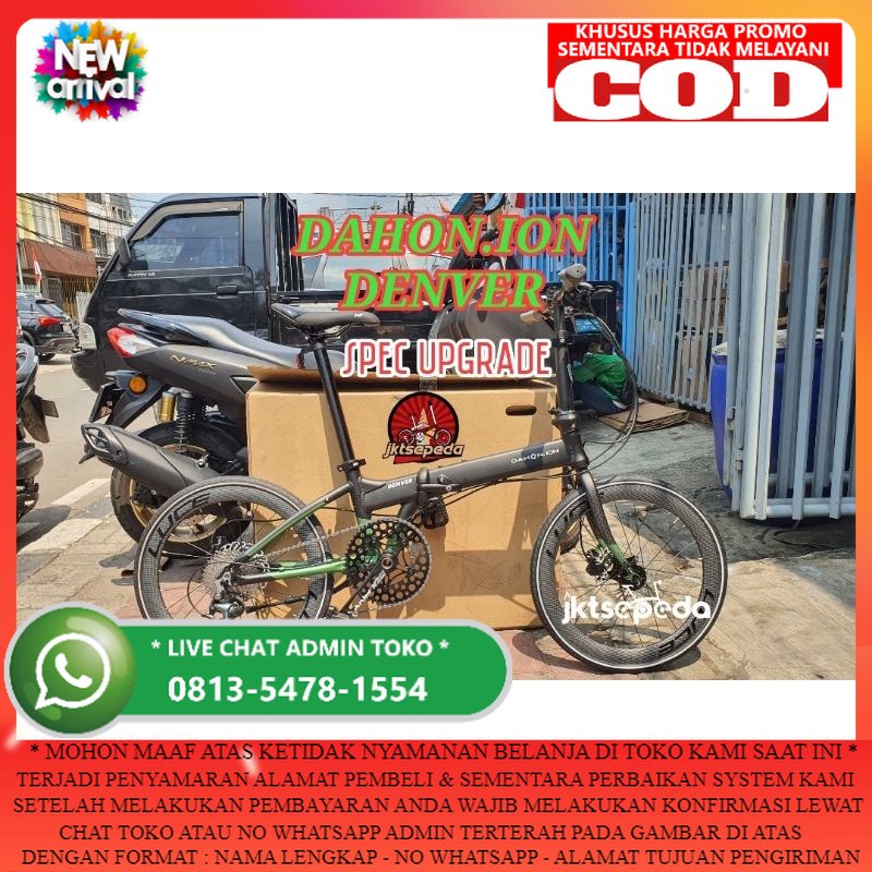 Jual Sepeda Lipat Rakitan DAHON.ION DENVER | Shopee Indonesia