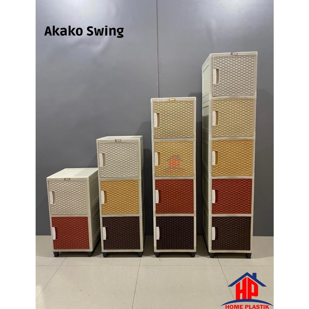 Jual AKAKO - Lemari Pakaian Minimalis Swing /Rak Serbaguna / Lemari Rak ...