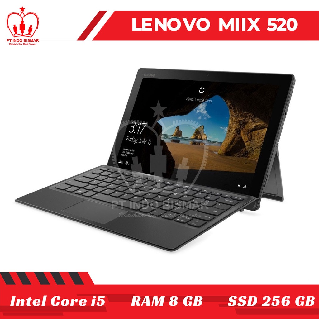 Jual LENOVO MIIX 520 2IN1 INTEL CORE I5 GEN 8 RAM 8GB SSD 256GB ...