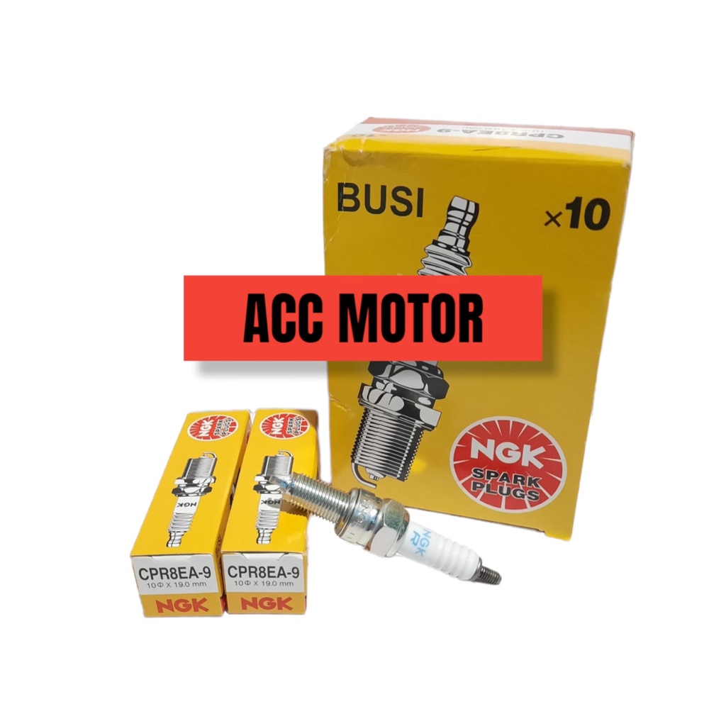 Jual Busi Motor Resistor NGK CPR6EA-9 ASLI | Shopee Indonesia