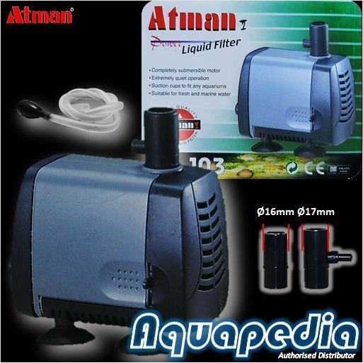 Jual Atman At-103 Pompa Celup Aquarium Kolam Submersible Water Pump ...