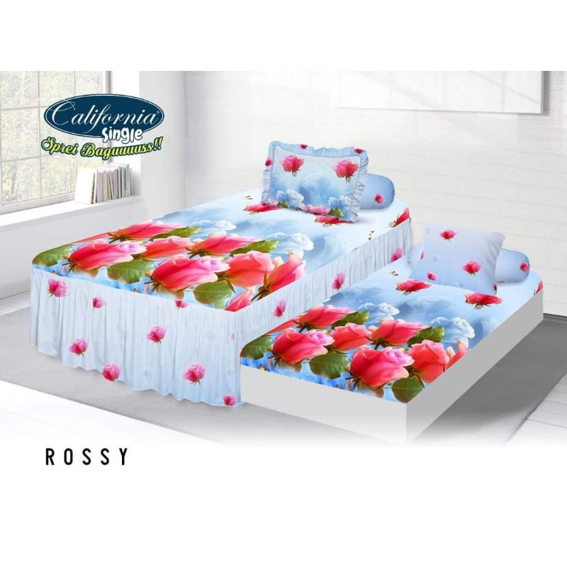 Jual Sprei sorong California Duo Polka Frozen Mickey Woody Toy Story ...