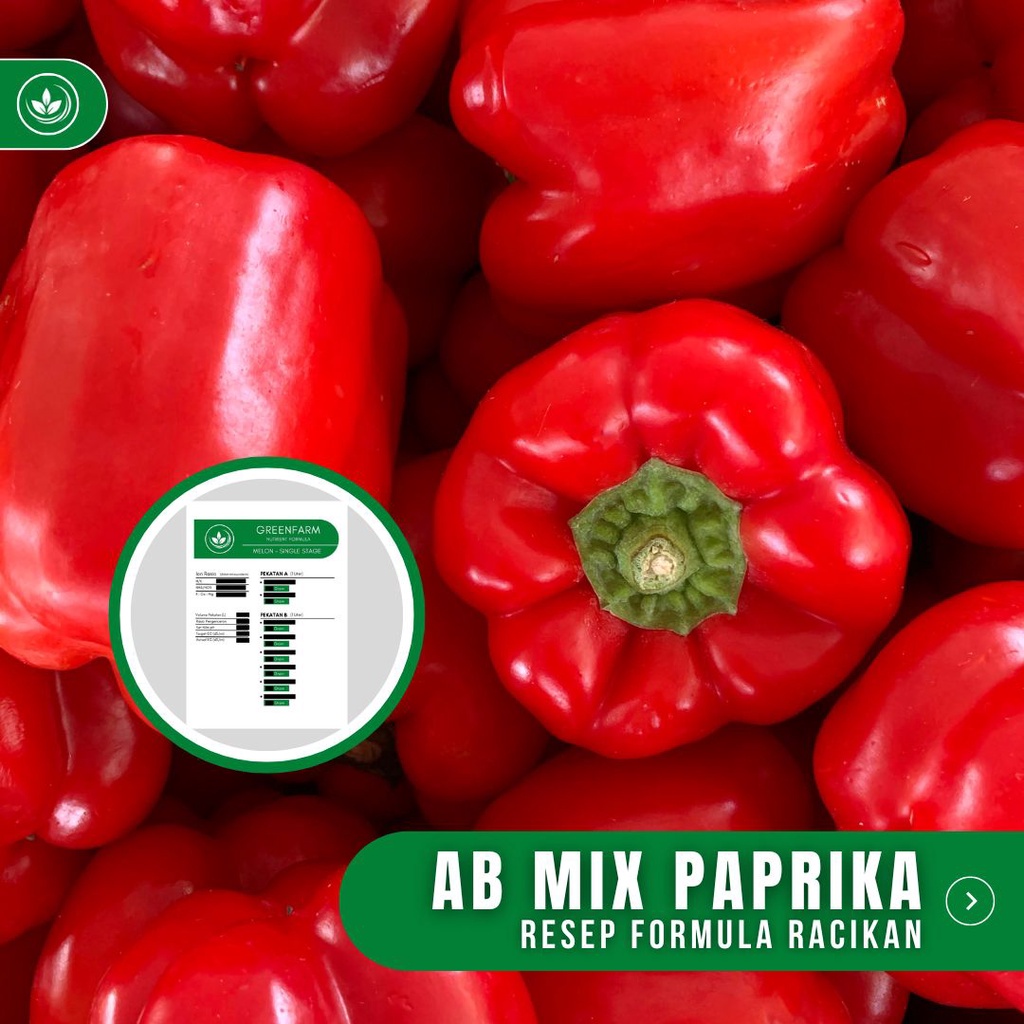Jual Resep AB Mix Paprika Formula Racikan Nutrisi AB Mix Paprika ...