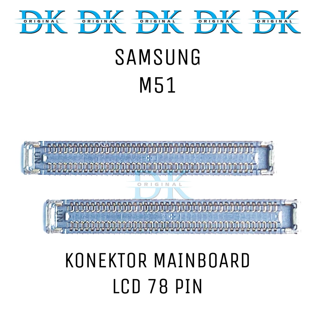 Jual Konektor Main Board Samsung M51 Soket Mainboard Connector FPC 78 ...