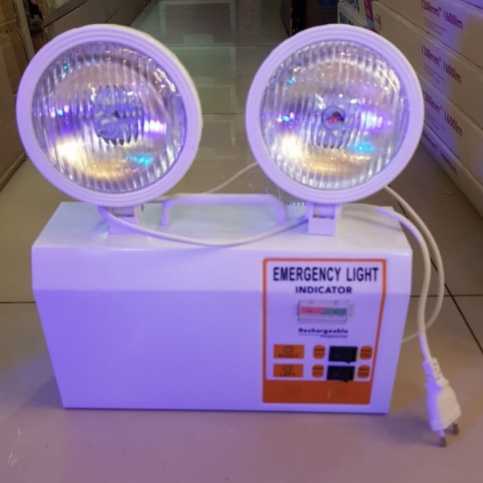 Jual Lampu Emergency LED Mata Kucing 2mata 2 Mata 2x3w Dinding LED ...