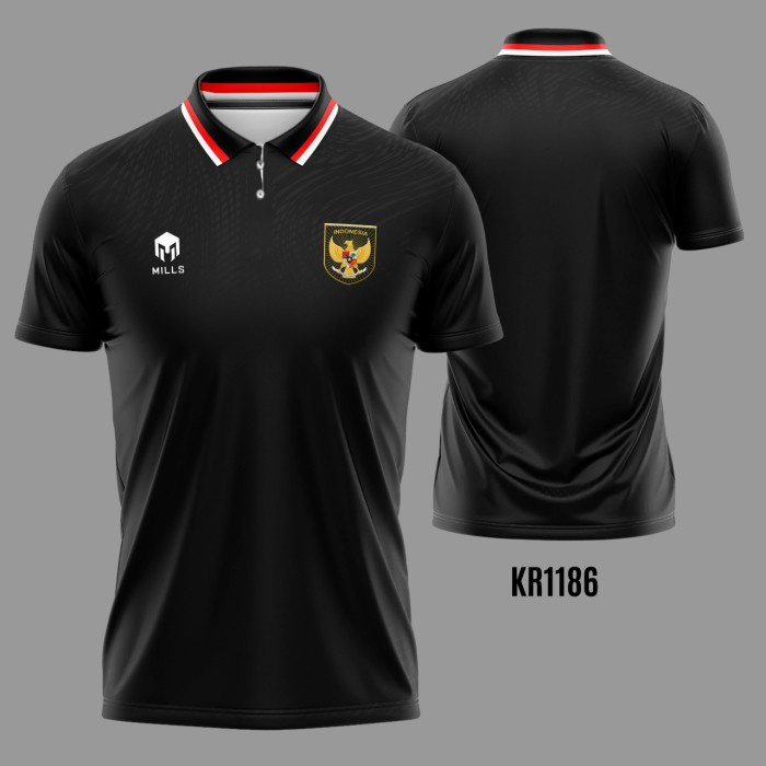 Jual Jersey Timnas Indonesia Third Hitam KR1186 - KR1186, XS | Shopee ...