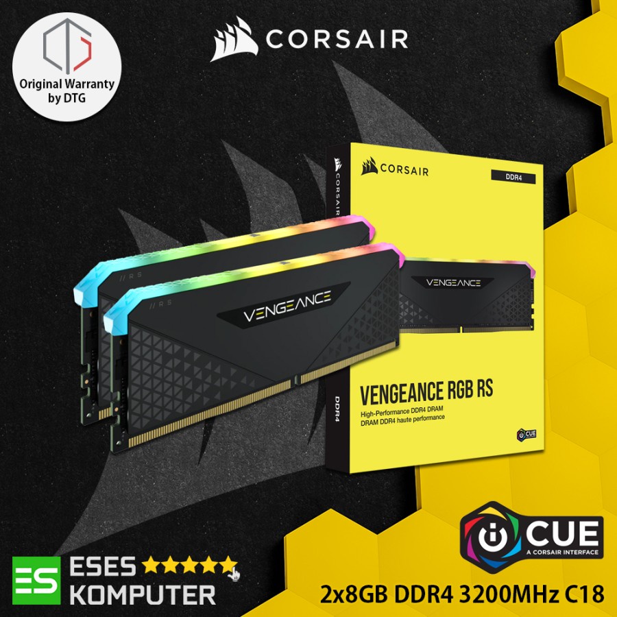 Jual RAM Corsair Vengeance RGB RS 16GB (2x8GB) 3200MHz ...