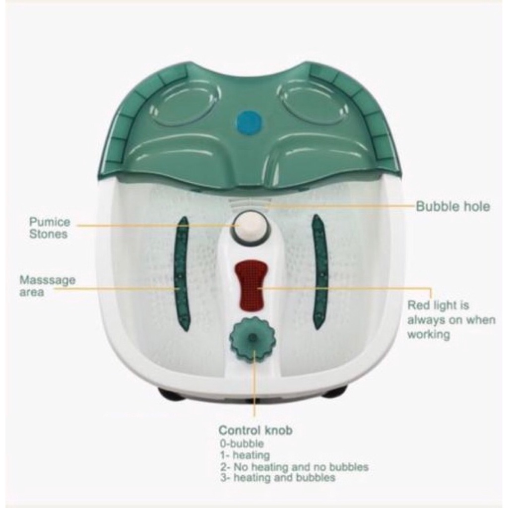 Jual BAK PEDICURE BUBBLE SPA RENDAM KAKI BASKOM PIJAT KAKI MURAH READY ...