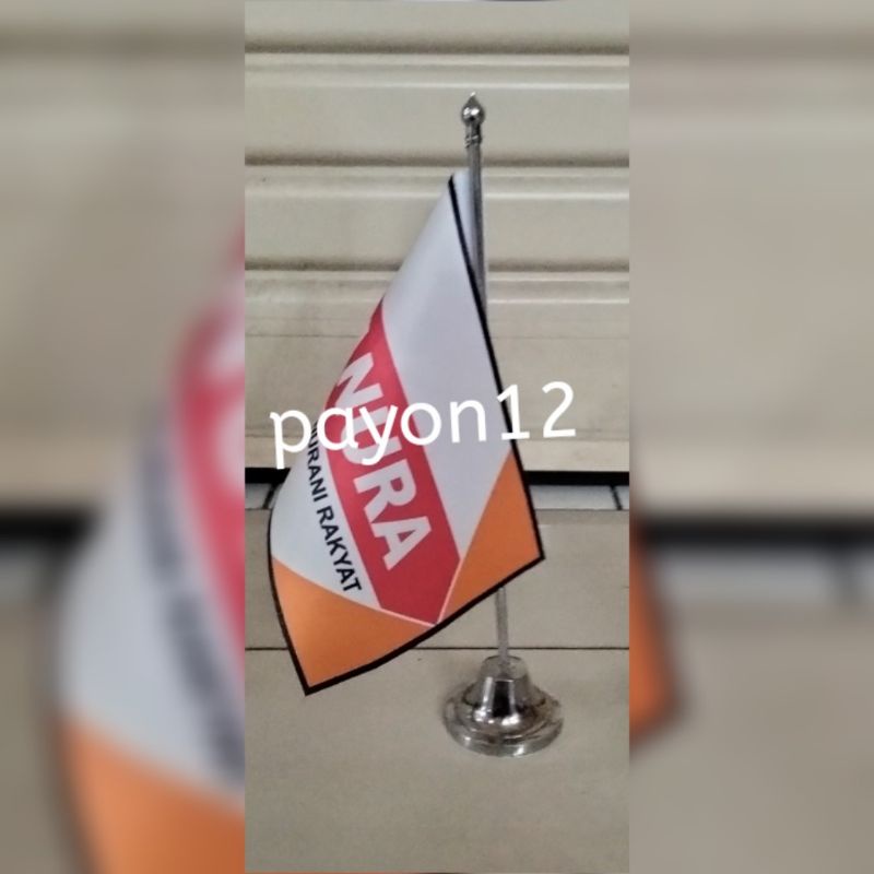 Jual tiang stenlis meja + bendera partai hanura | Shopee Indonesia