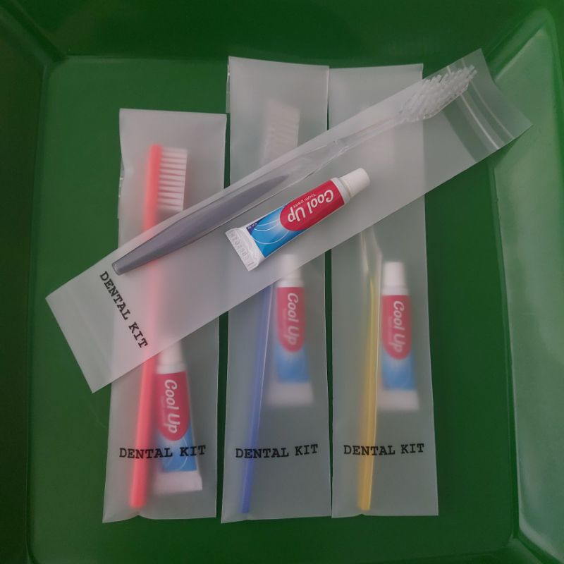 Jual OPP PLASTIK BURAM SIKAT GIGI HOTEL DENTAL KIT SOFT DOFF 4.5 X 20 ...