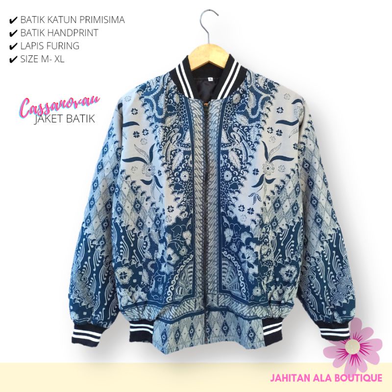 Jual Jaket Batik Pria Dan Wanita Modern Karakter Casanora | Shopee ...