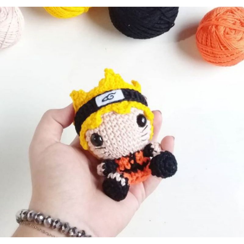 Jual Amigurumi Mini Naruto & Friend's | Boneka Rajut Naruto, Sakura ...
