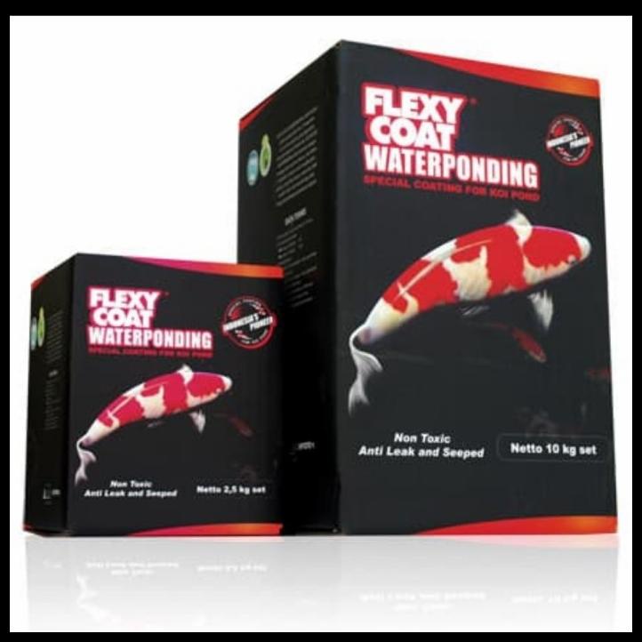 Jual Flexy Coat Flexycoat Waterponding Black & Blue 10 kg | Shopee Indonesia
