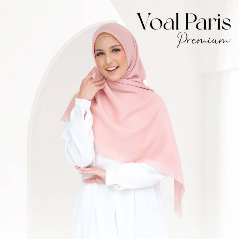Jual VOAL PARIS JUMBO PREMIUM / PARIS PREMIUM / HIJAB SEGI EMPAT JUMBO | Shopee Indonesia