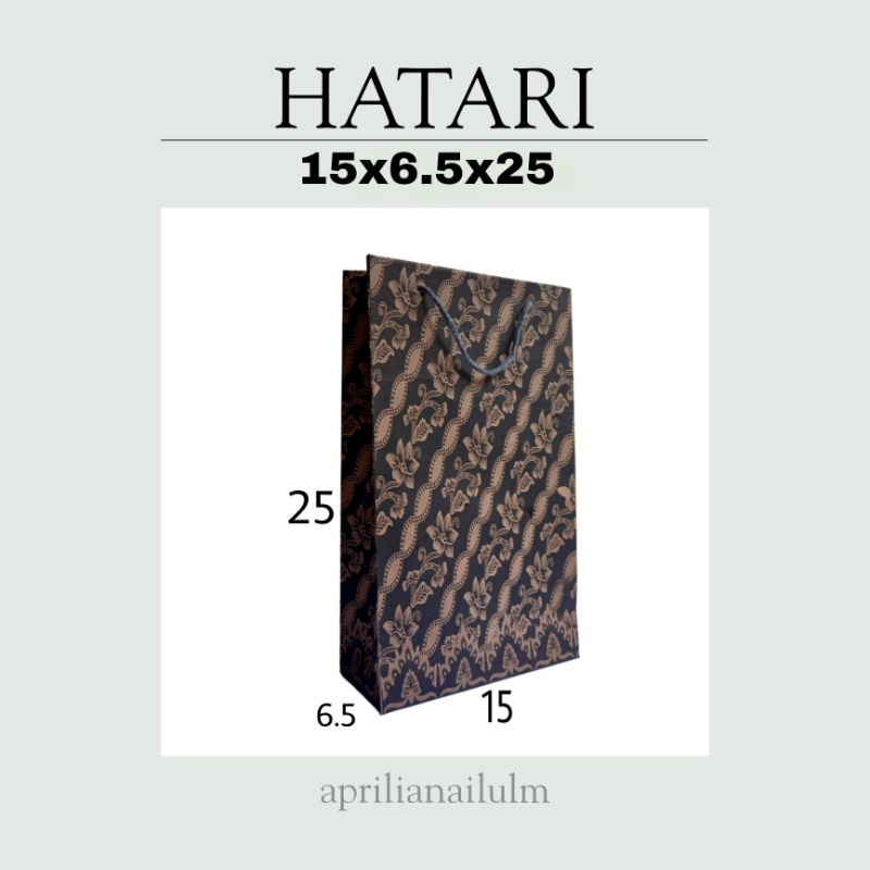 Jual Paper Bag untuk tas hajatan, souvenir isi wafer ukuran 25x6.5x15 ...