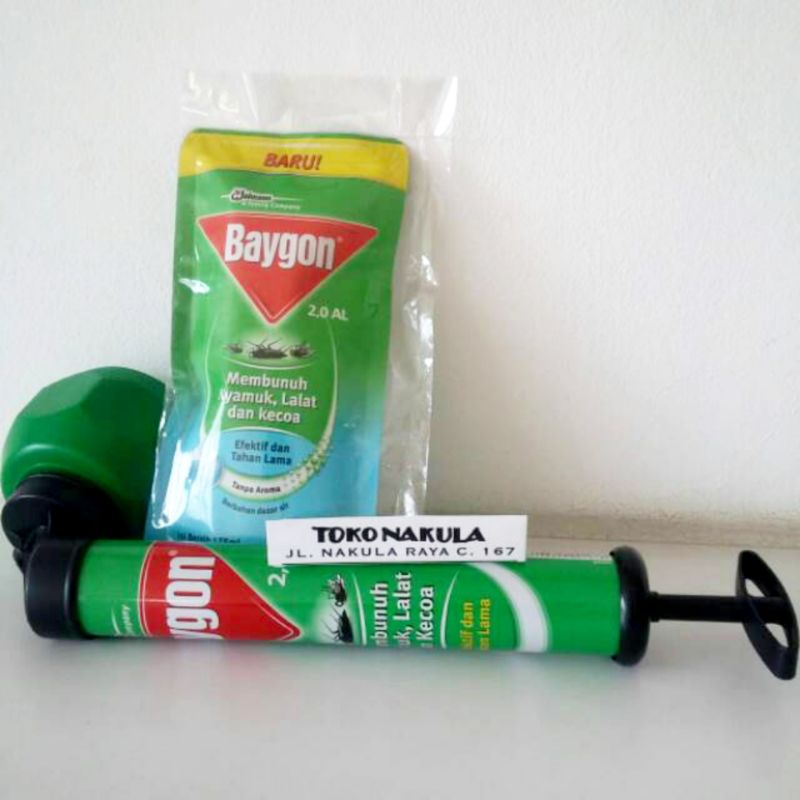 Jual Baygon - Paket Pompa Dan Baygon Cair Kemasan 175ml | Shopee Indonesia