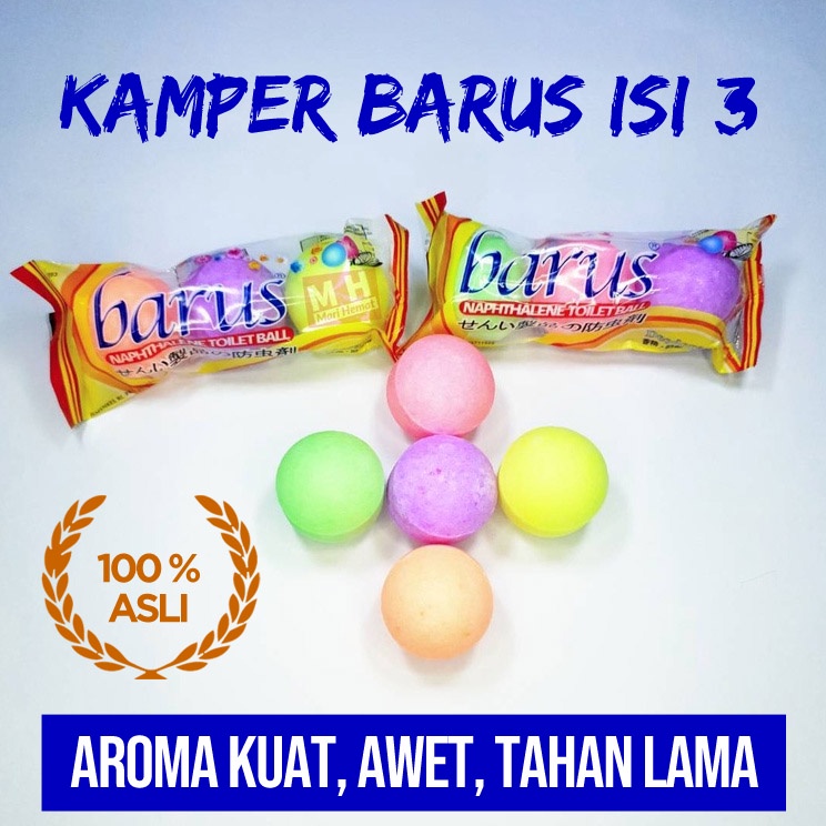 Jual Kamper Toilet Barus Bulat isi 3 Warna / Kamper Ball Kamar Mandi ...
