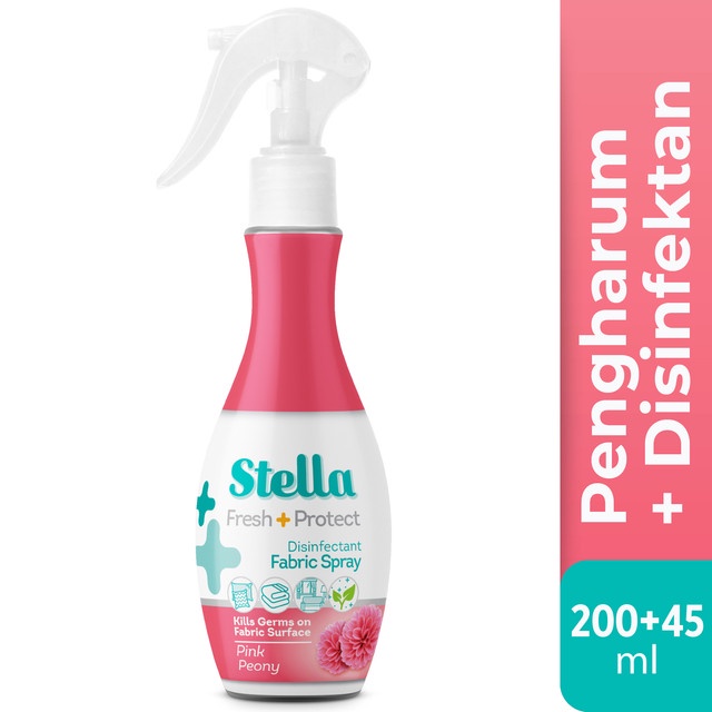 Jual Stella Fabric Spray Pink Peony 200 + 45ml - Disinfektan Pengharum ...
