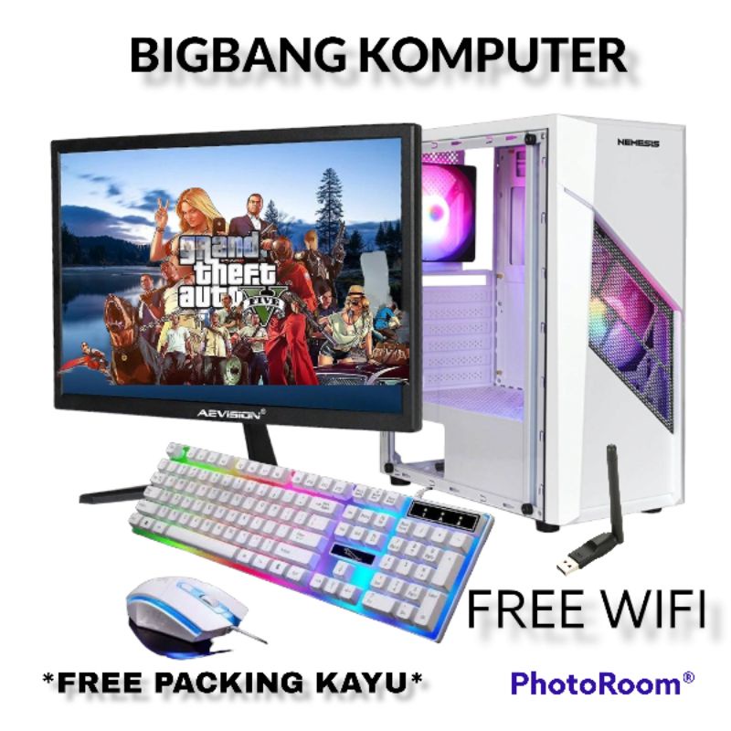 Jual Cpu Pc Gaming core i7 fullset lengkap| Ram 16gb| ssd 128gb| hdd 500gb| vga 2gb ddr5 ...
