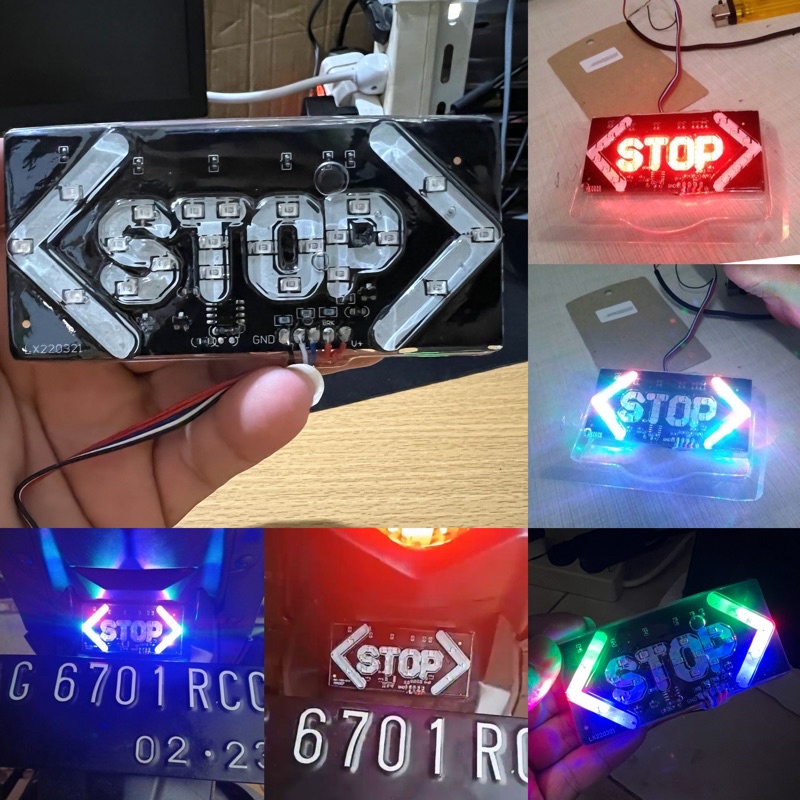 Jual PROMO Lampu Mata Elang Flash 3 Mode Panoramic Plus Breket Spion Sepasang | Shopee Indonesia