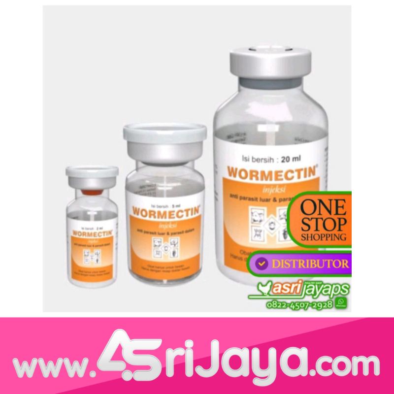 Jual Obat Suntik Parasit Hewan Wormectin 2 5 20 ml | Shopee Indonesia