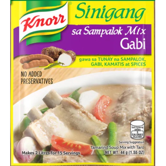 Jual Bumbu Instant Knorr Masakan Khas Filipina Sinigang sa Sampalok Mix Gabi 44g Sayur Asem ala ...