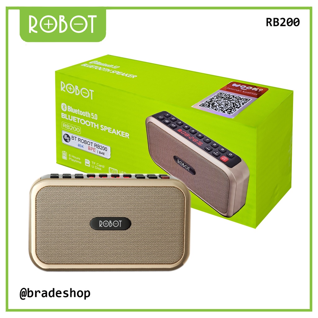 Jual Speaker Bluetooth Alquran Robot RB200 LED Display With Tombol ...