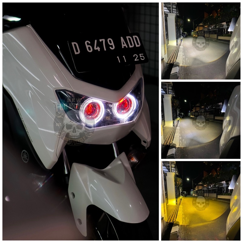 Jual LAMPU DEPAN HEADLAMP DOUBLE BILED PROJECTOR NEW NMAX AES NEW NMAX ...
