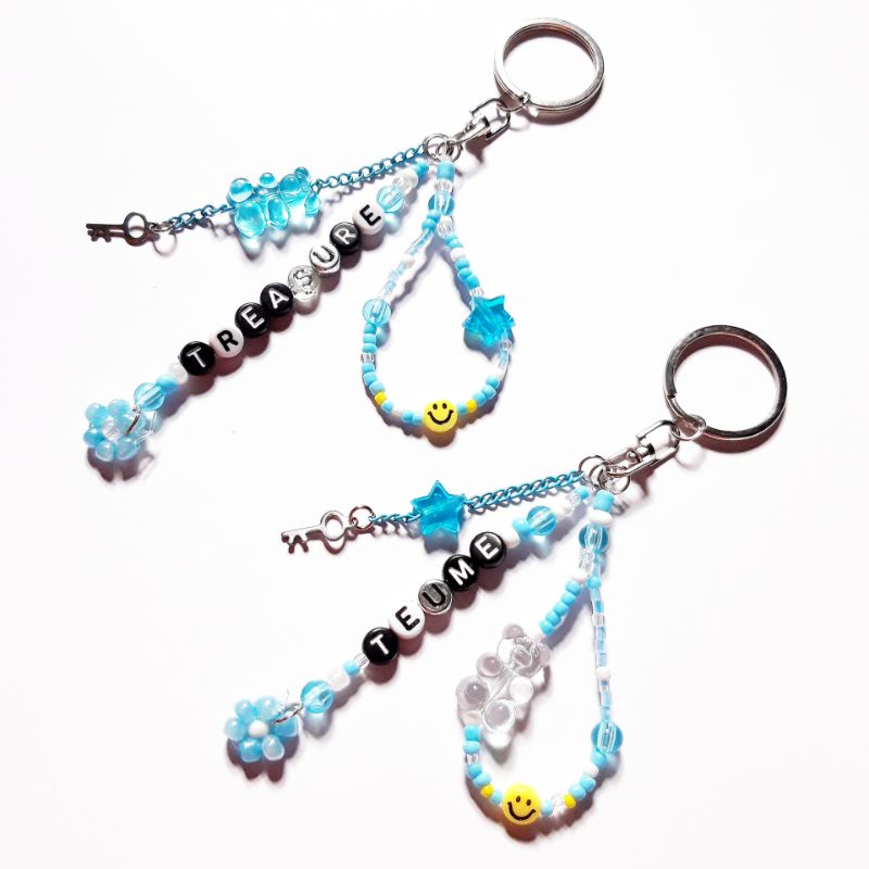 Jual (Ready! Limited TREASURE & TEUME) Kpop Keychain aesthetic/Keyring ...