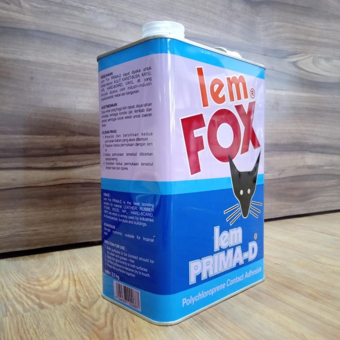 Jual LEM FOX PRIMA D 2,5 Kg | Shopee Indonesia