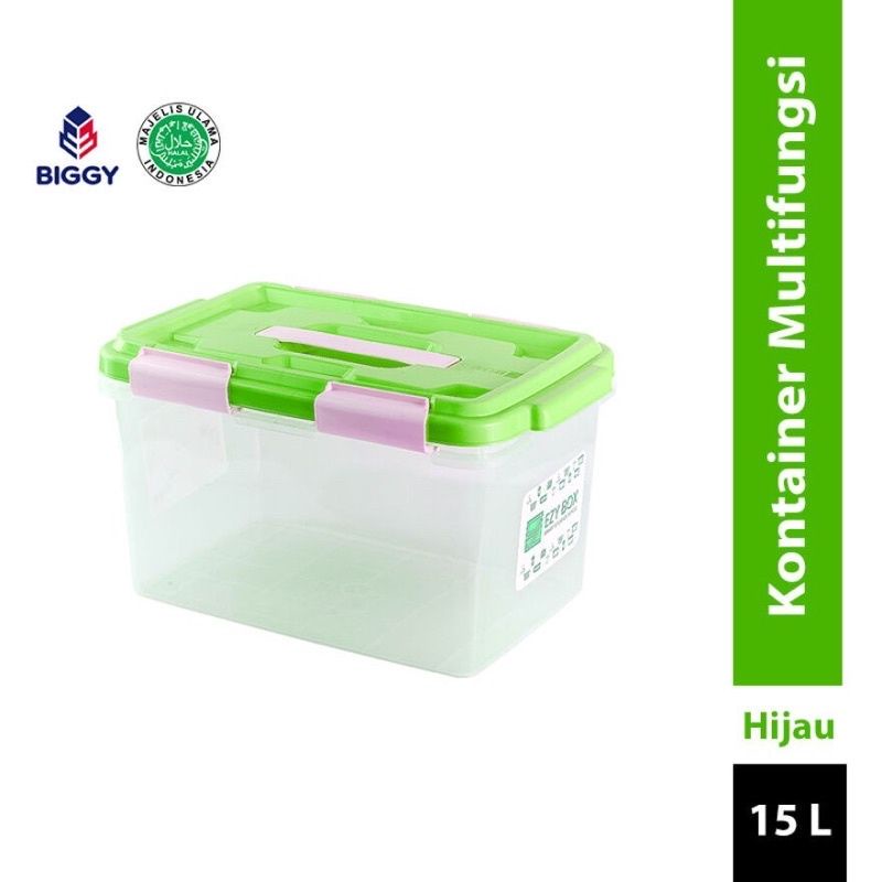 Jual ezy box 15 liter container box tempat penyimpanan | Shopee Indonesia