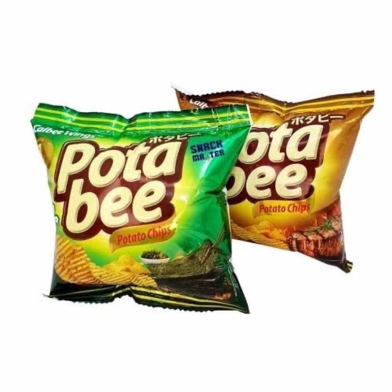 Jual Potabee Snack Kentang Rasa Daging Sapi Bbq Rumput Laut Isi 10 Pcs ...