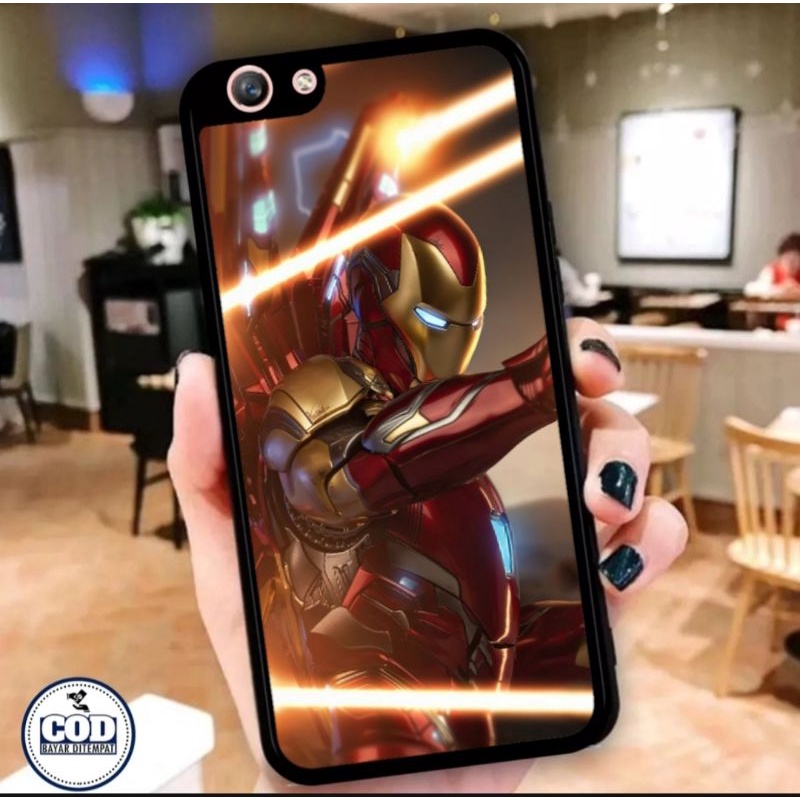 Jual Ax Case Custom Oppo F1S F3 F3 Plus Fashion Iron Man Series Premium ...