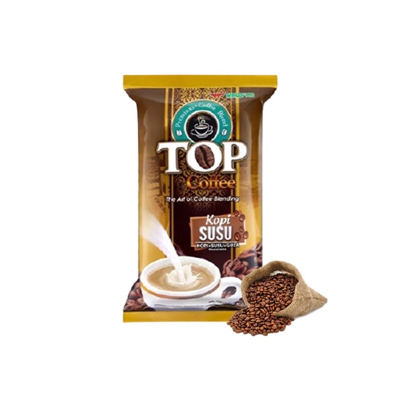 Jual Top Coffee Kopi Susu 3in1 / Gula Aren / Luwak White Coffee ...
