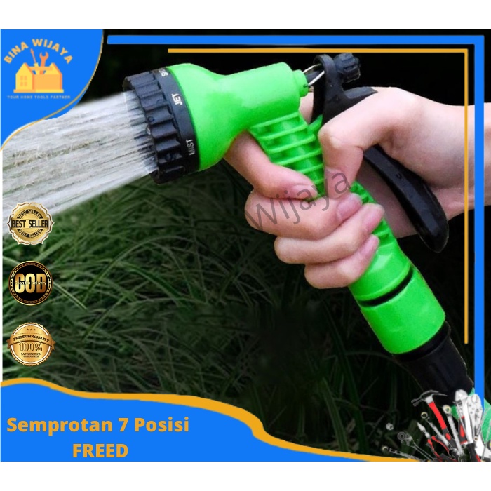 Jual Kepala Semprotan Air 7 in 1 Freed Semprotan Taman Selang Freed ...