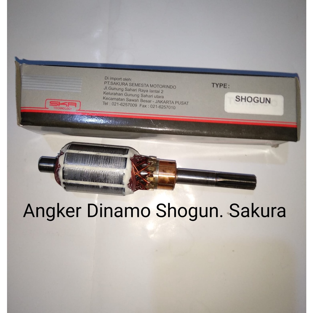 Jual ANGKER DINAMO STATER SHOGUN SKR SAKURA HIGH QUALITY MOTOR | Shopee ...