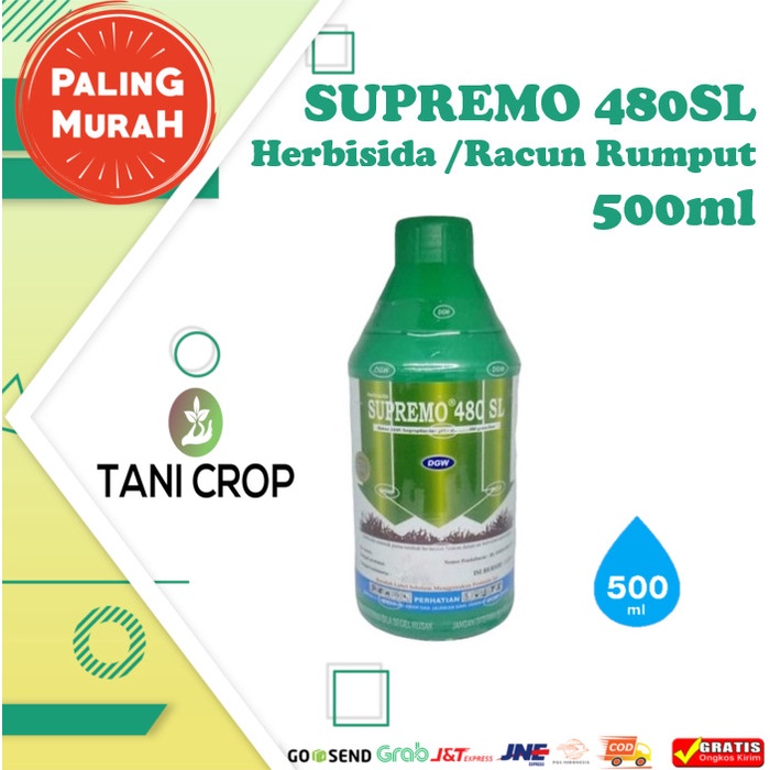 Jual Supremo 480SL 500ml - Racun Rumput Gulma ilalang Herbisida Basmi ...
