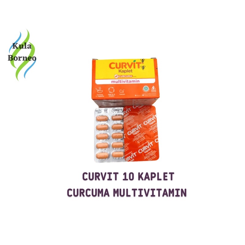 Jual Curvit 10 Kaplet - Multivitamin Nafsu Makan | Shopee Indonesia