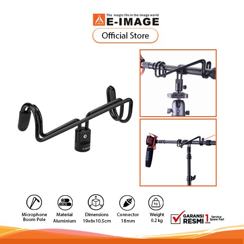 Jual E-Image BSA-01 Boom Stand Microphones - Boom Pole Mic - Boom ...