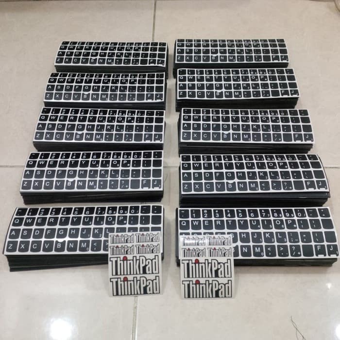 Jual Sticker keyboard thinkpad x60,x61,x200,x201,x220,t60,t61,t400 ...