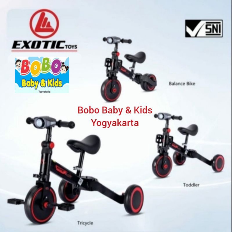 Jual Sepeda Balance Bike 3in1 Exotic dengan Musik dan Lampu Anak Sepeda ...