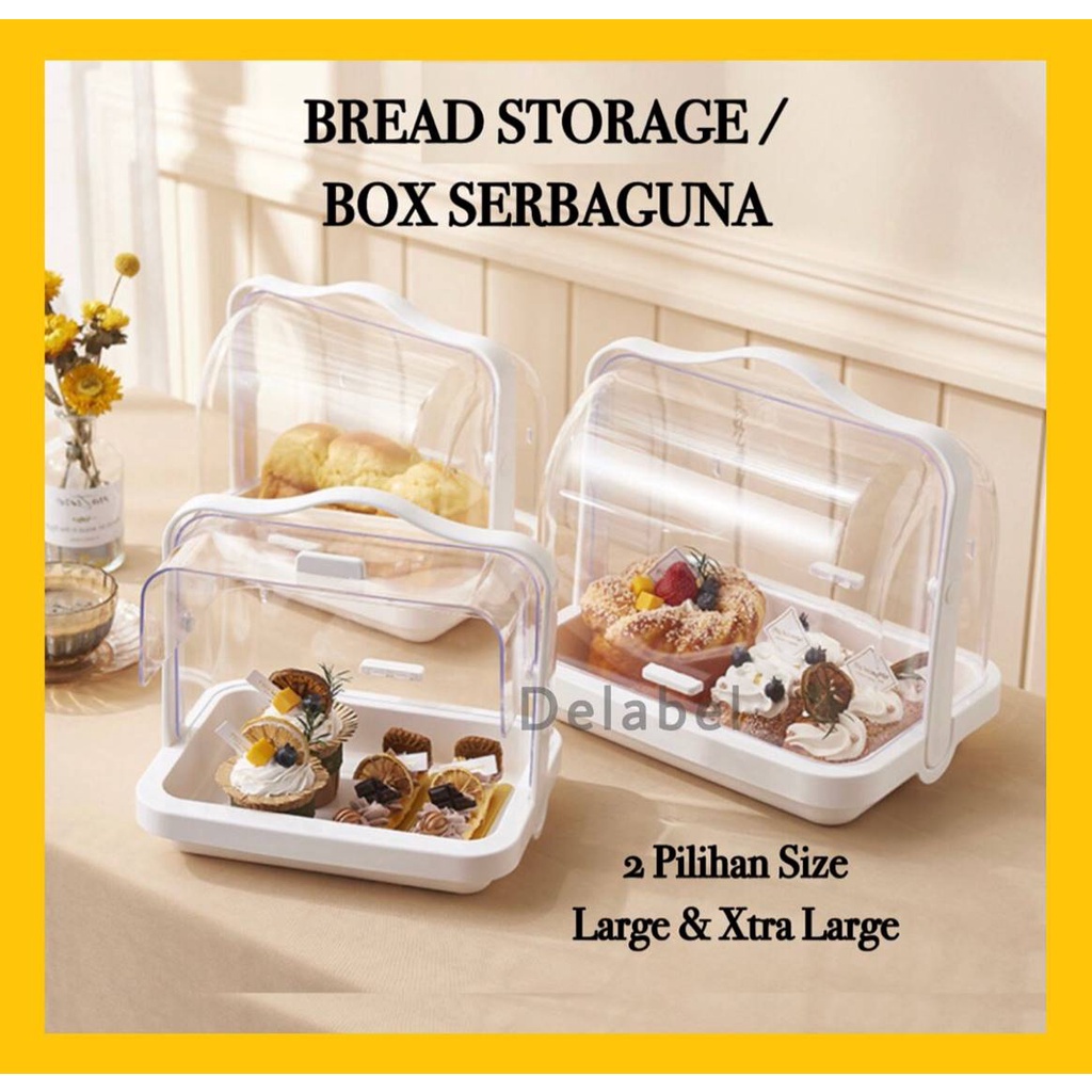 Jual Box Roti Aesthetic/ Bread Storage / Penyimpanan Roti | Shopee ...