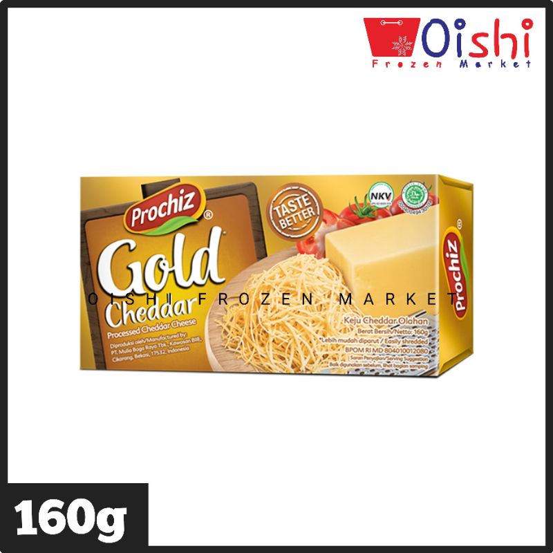 Jual Prochiz Gold Cheddar (keju cheddar olahan) 160g | Shopee Indonesia Jual Prochiz Gold Cheddar (keju cheddar olahan) 160g | Shopee Indonesia